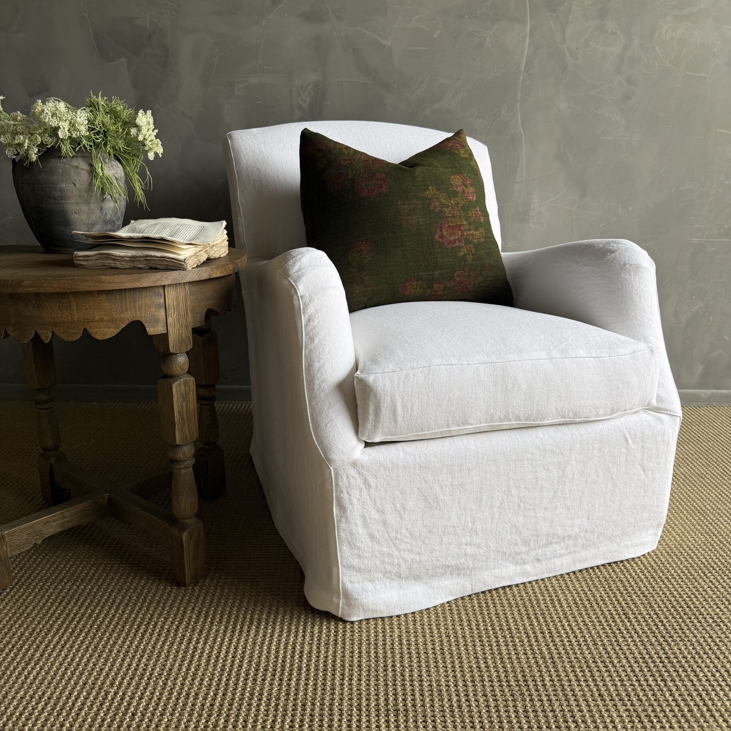 English Arm Chair - Bloom Home Inc
